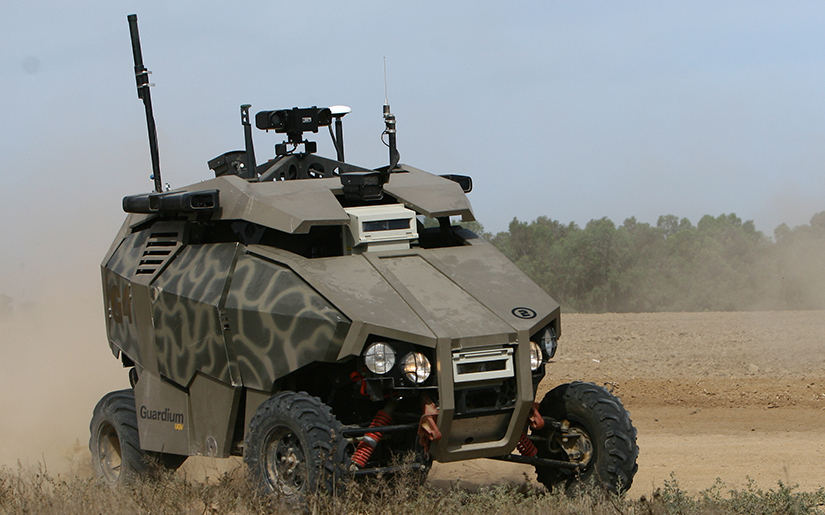 Border patrol robot: ELTA's Guardium protection | IAI | ELTA Systems