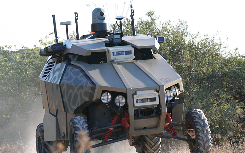 Border patrol robot: ELTA's Guardium protection | IAI | ELTA Systems