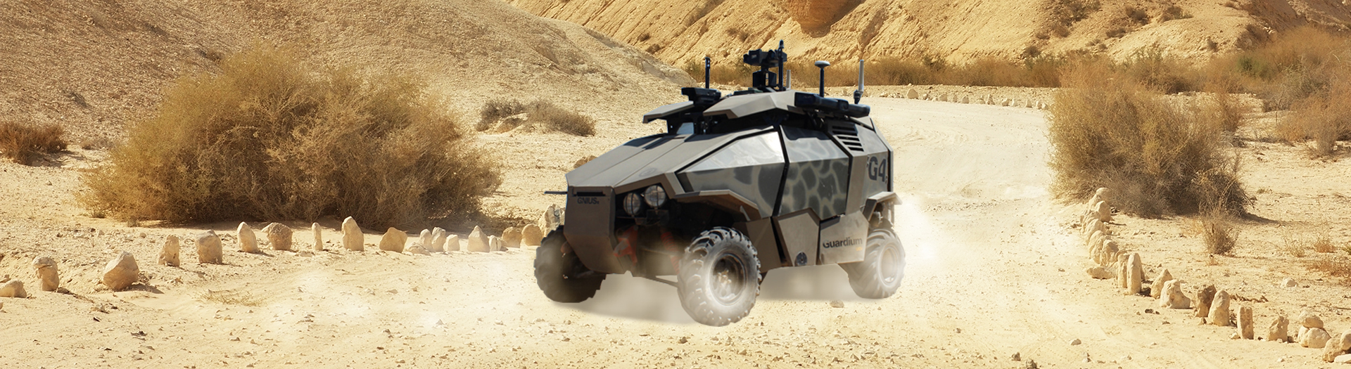 Border patrol robot: ELTA's Guardium protection | IAI | ELTA Systems