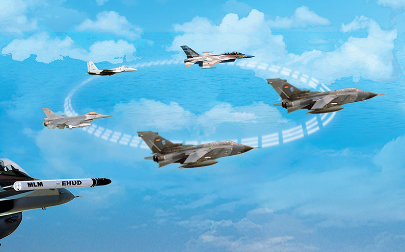 Air Combat Training System: EHUD AACMI includes debriefing and safety