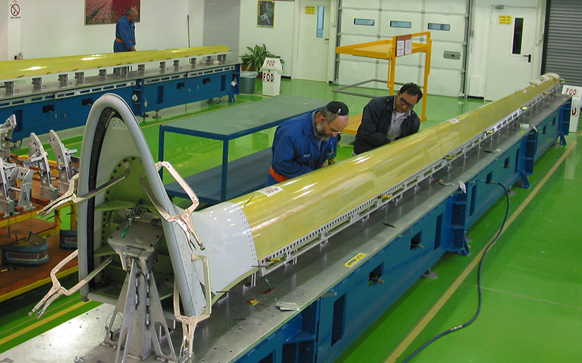 B777 Empennage: IAI supplies the leading edge assemblies to Boeing