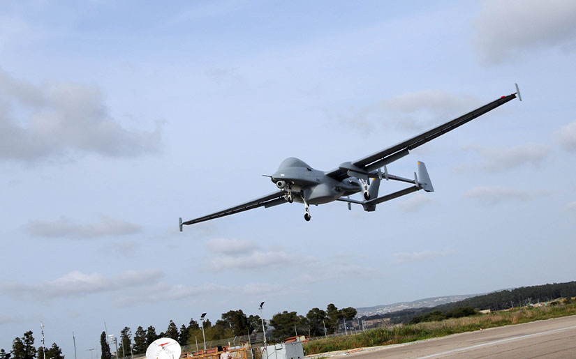 SATCOM aircraft : Heron - Strategic & Tactical Missions MALE UAS