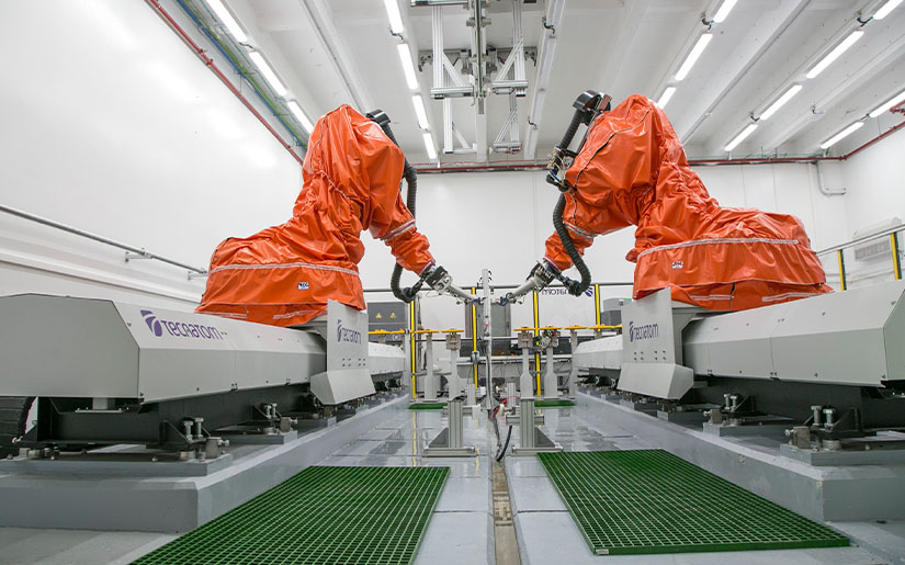 F-35 aerostructures manufacturing of F-35 wings skins.