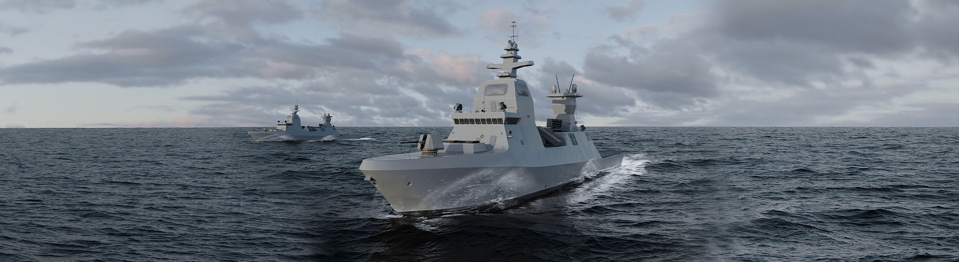 Naval combat suite: advanced air and missile defense systems