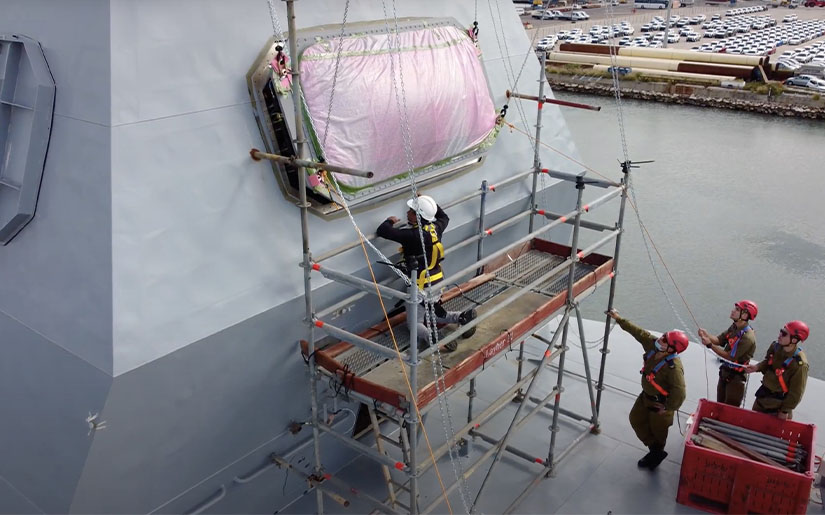 IAI Integrates Naval Combat Suite on Sa’ar 6 Corvettes