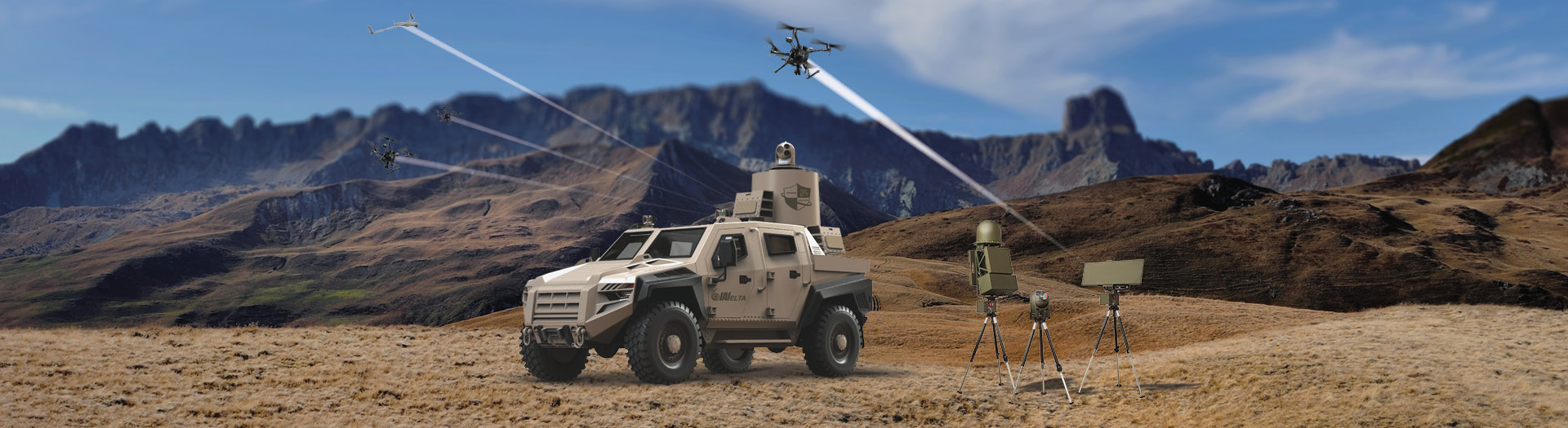 Drone Detection System, Identification, Classification & Disruption