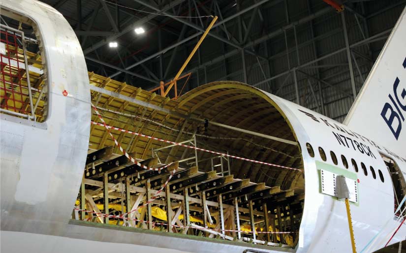 B777 Empennage: IAI supplies the leading edge assemblies to Boeing
