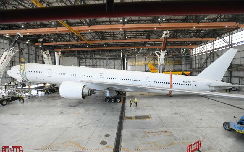 B777 Empennage: IAI supplies the leading edge assemblies to Boeing