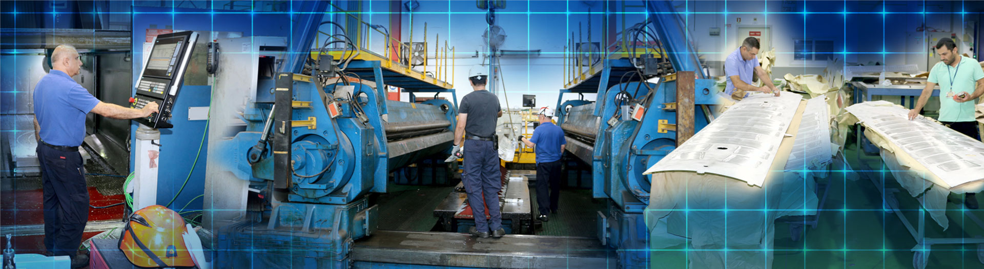 Aerospace sheet metal forming ready for assembly parts