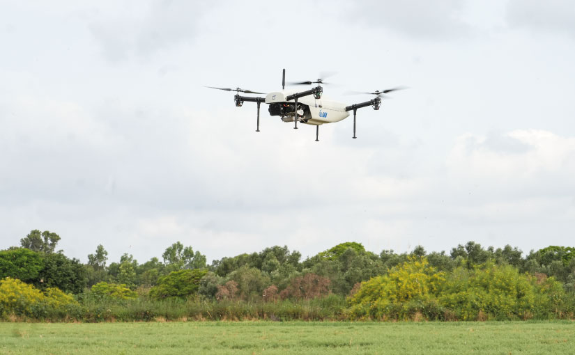 Quadcopter : Long Endurace UAV for Multi Mission Field Operations