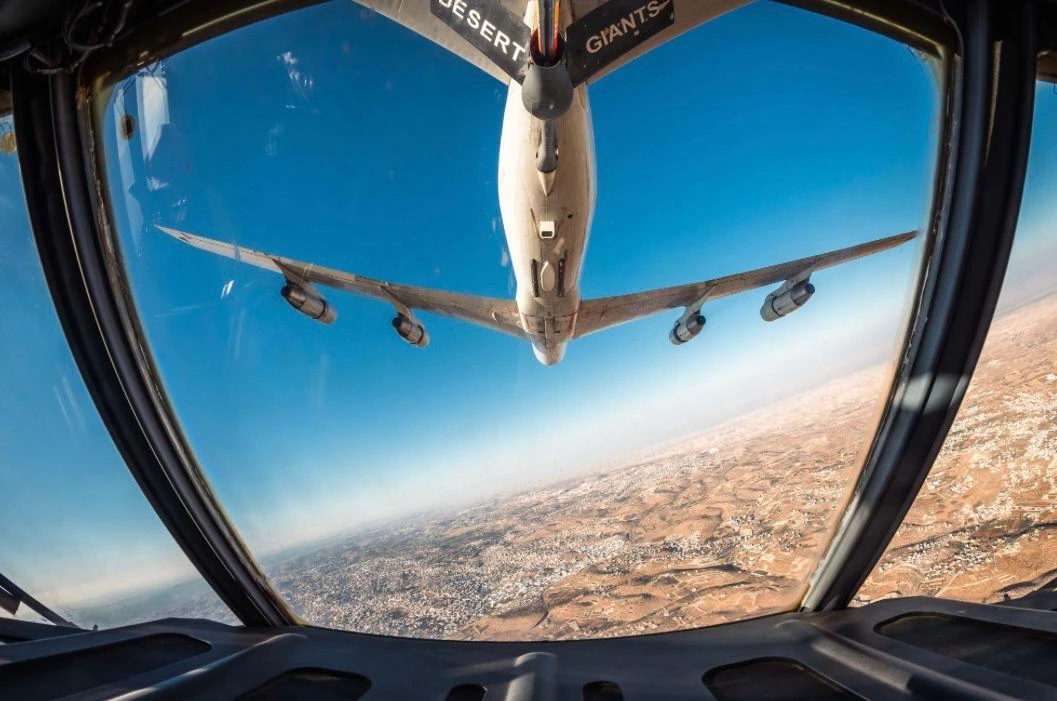 Pit Stop in the sky